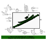 2011-2016 Ford F250 F350 F450 Super Duty Rear Suspension Axle Leaf ...