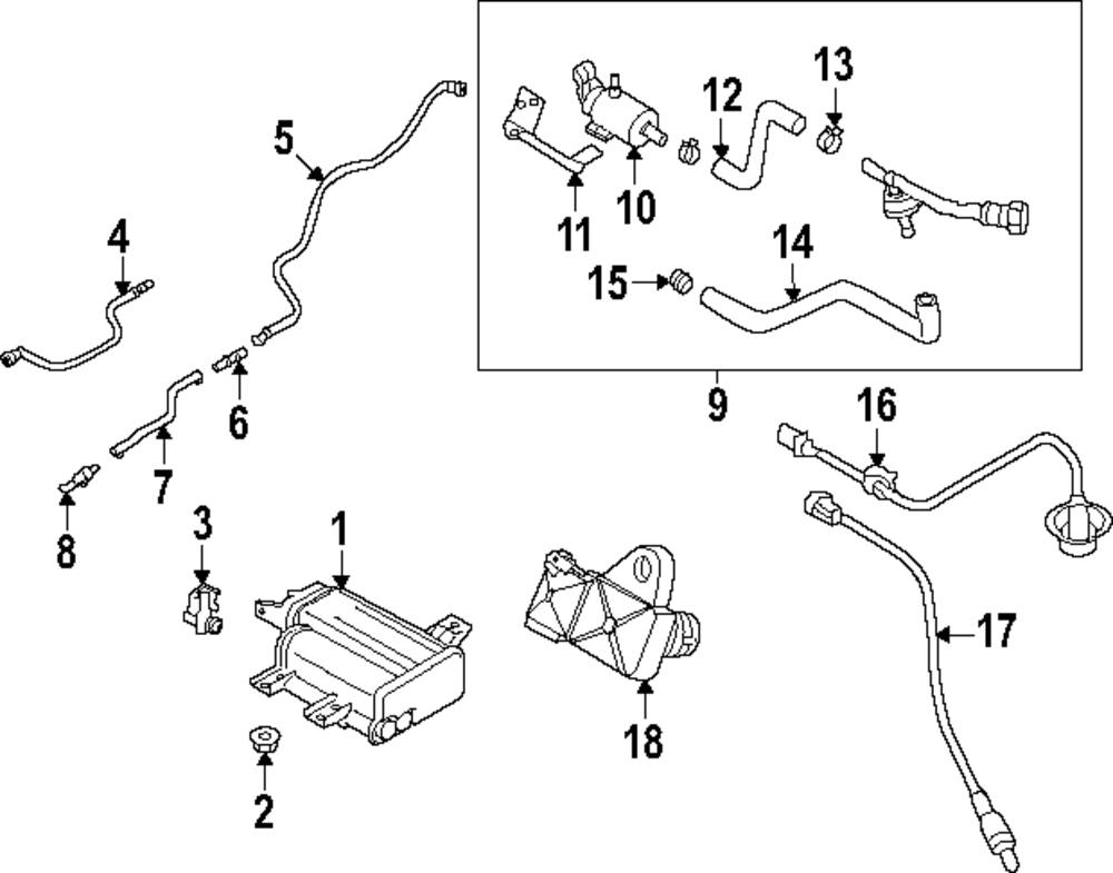 2024-2025 Hyundai Santa Fe Connector Hose 31472-R5500 | OEM Parts Online