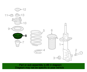 2013-2020 Acura Seat, Front Spring (Upper) 51688-TX4-A01 | OEMAcuraPart