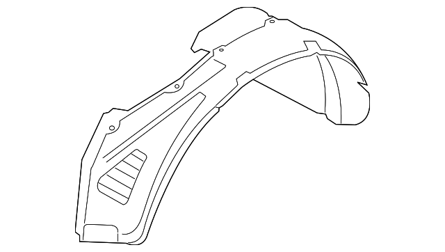 2011-2014 Nissan Murano Fender Splash Shield 638E9-1AA0B | Ziegler ...