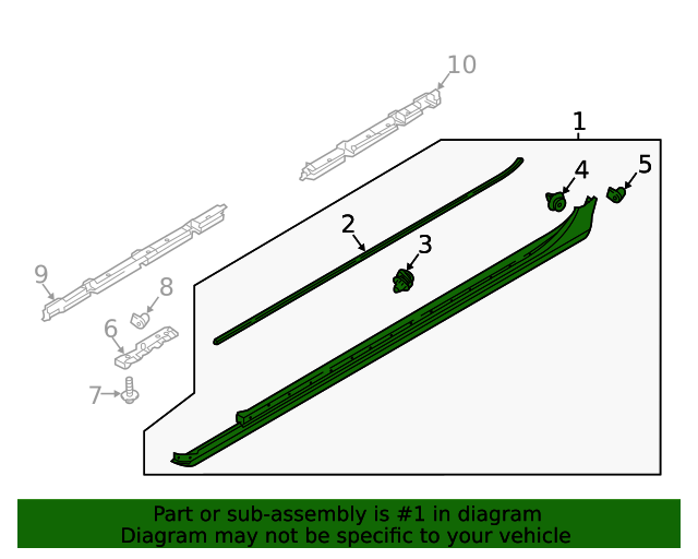 2019-2020 Volvo Rocker Panel Guard - Passenger Side (RH) 39790367 ...