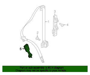 447-860-24-69-9051 - Buckle 2016-2020 Mercedes-Benz Metris | Mercedes ...