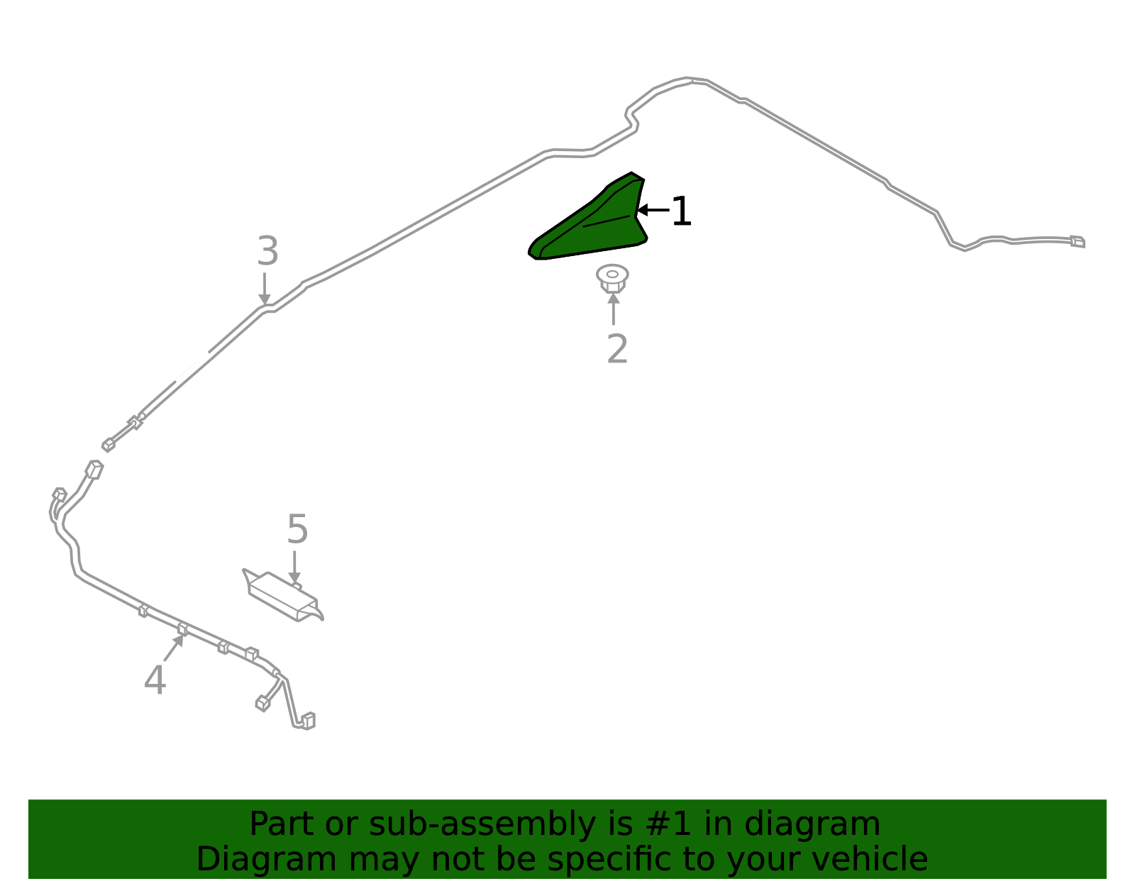 96210-T6130-UYH - High-Quality Antenna Assembly for 2025 Genesis GV80 ...