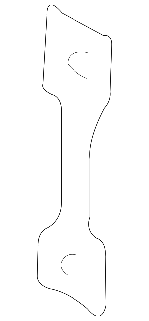 2000-2002 Hyundai Accent Bumper Cover Upper Support 86563-25200 | OEM ...