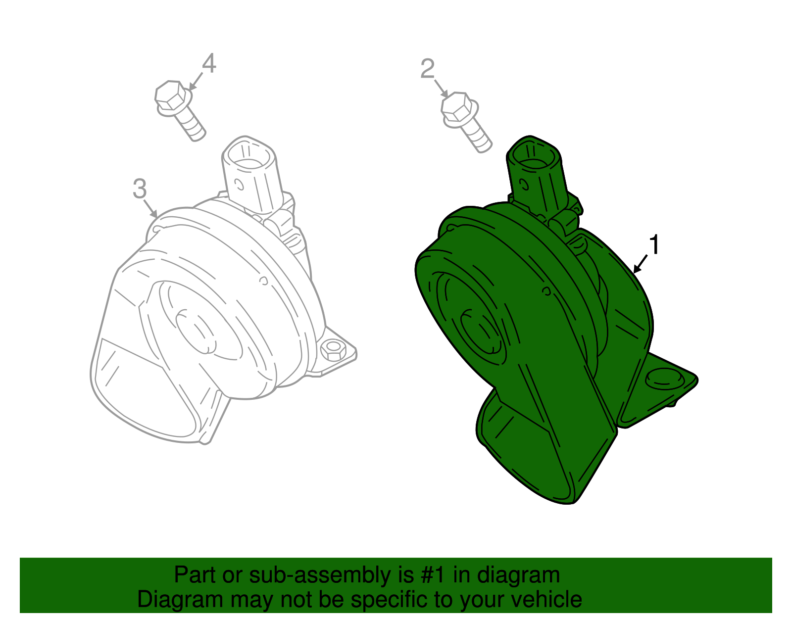 971-951-211-B - High-Quality Horn for 2017-2023 Porsche Panamera ...