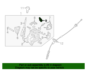 46780-B2100 - Switch Housing 2014-2018 Kia | Kia.Parts Store