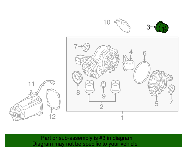 20914916 GM Multi-Purpose Bushing | GM Parts Store