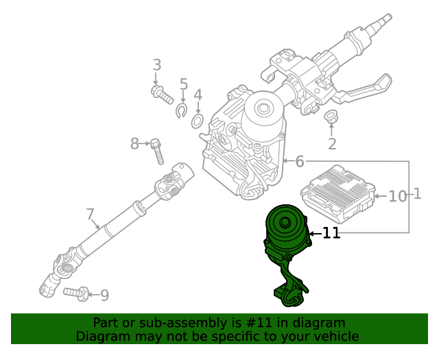 2014-2019 Kia Motor Assembly 56330-3X005 | TascaParts.com