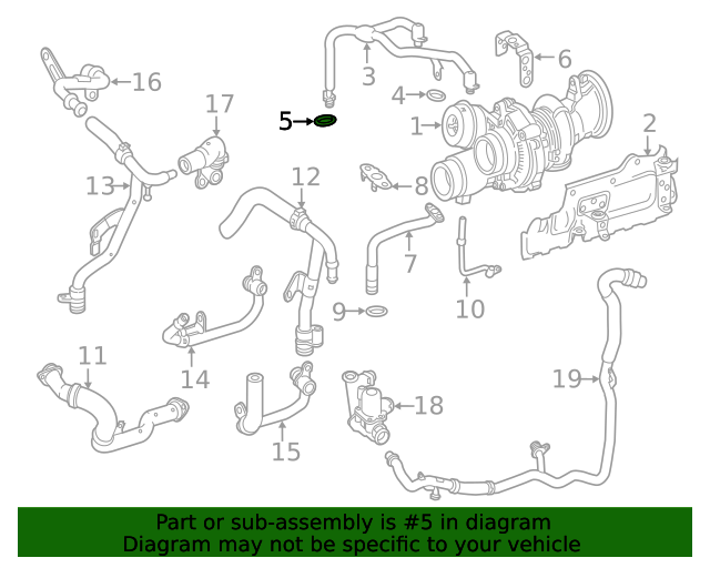 016-997-17-45 - Engine Oil Filter Gasket 2000-2021 Mercedes-Benz ...