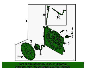 2020-2024 Hyundai Venue Fan Assembly 25380-K2000 | OEM Parts Online