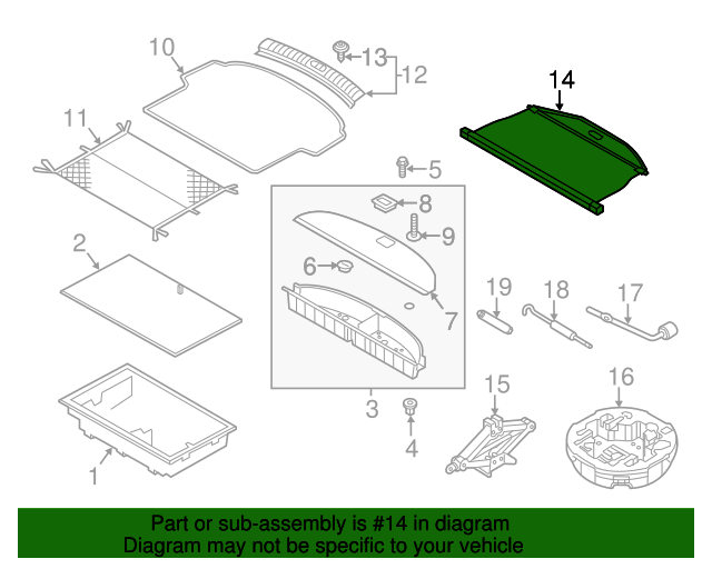 2WH15-AP000-RYN - Cargo Screen - 2013-2014 Hyundai | Joseph Airport Hyundai