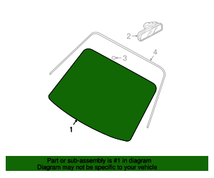 2003-2008 Hyundai Tiburon Glass Assembly Windshield 86110-2C000 | OEM ...