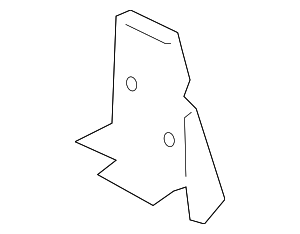 2005-2010 GM Driver Side Front End Upper Tie Bar Bracket 22694745 ...