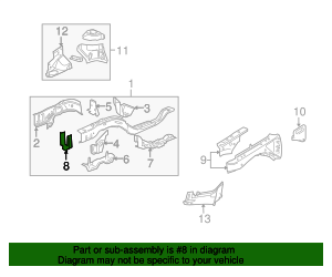 2005-2010 GM OEM NEW 05-10 GM Chevrolet Pontiac Front Bumper Impact ...