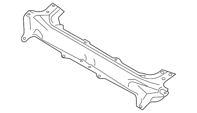51717022966 - 2002-2008 BMW Upper Tie Bar (51-71-7-022-966) | BMW of ...