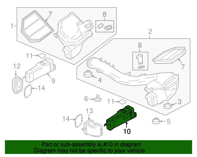 Genuine BMW 13-71-7-846-267 | Intake Tube | FREE Shipping on Most ...
