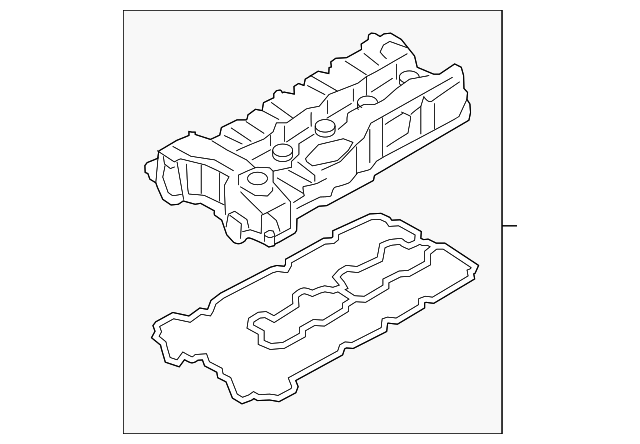 Genuine BMW 11-12-8-699-192 | Valve Cover | FREE Shipping on Most ...