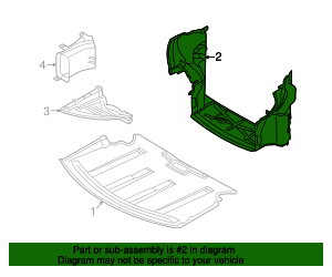 51747166935 - 2006-2007 BMW 650i Cooling Duct (51-74-7-166-935) | BMW ...