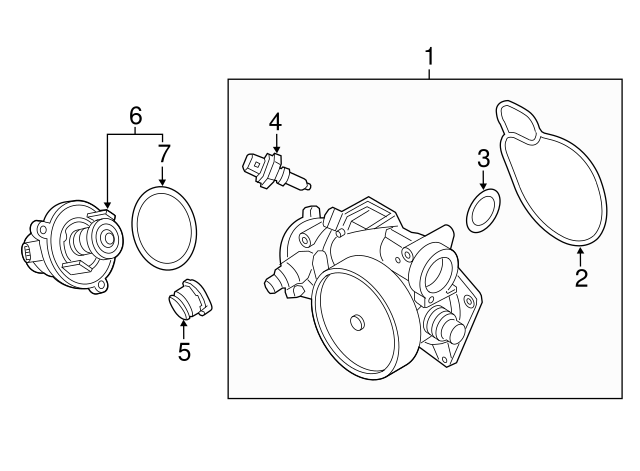 11-51-7-548-263 - Engine Water Pump 2008-2019 BMW | AutoNationParts.com