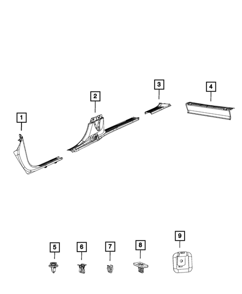 Panels-Moldings-Scuff Plates, Pillar, Cowl, 1/4 Panel Trim and Cargo ...