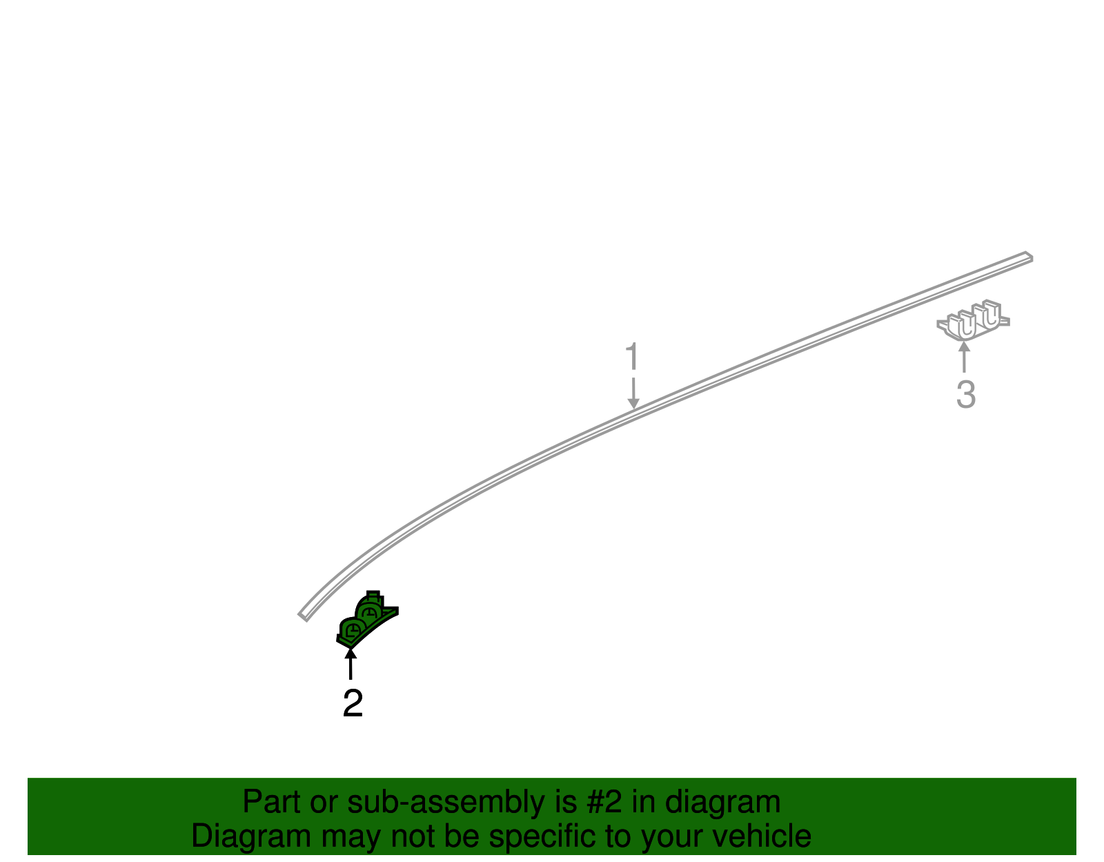 91504-THR-A01 - Roof Molding Clip 2018-2024 Honda Odyssey | Honda Parts ...