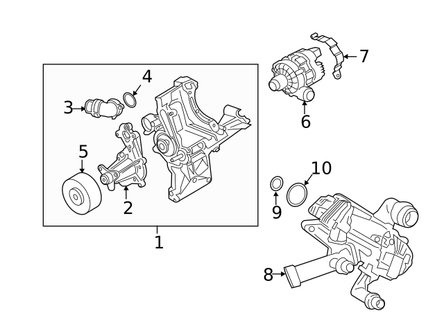 Genuine BMW 11-51-9-489-804 | Engine Water Pump Outlet Pipe | FREE ...