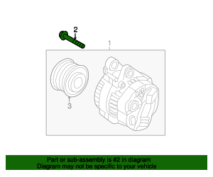 2011-2021 Kia Alternator Mount Bolt 11404-10906K | OEM Parts Online