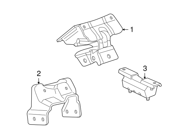 2005-2009 GM Pink Engine Mount 15226255 | GmPW