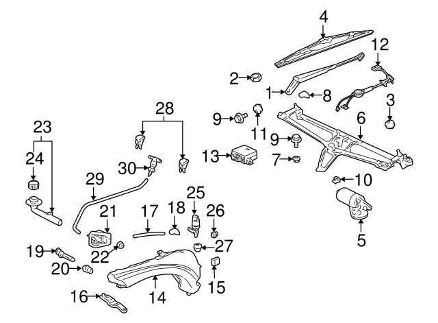1999-2005 Porsche 911 Rain Sensor 996-612-516-00 | Porsche Marin