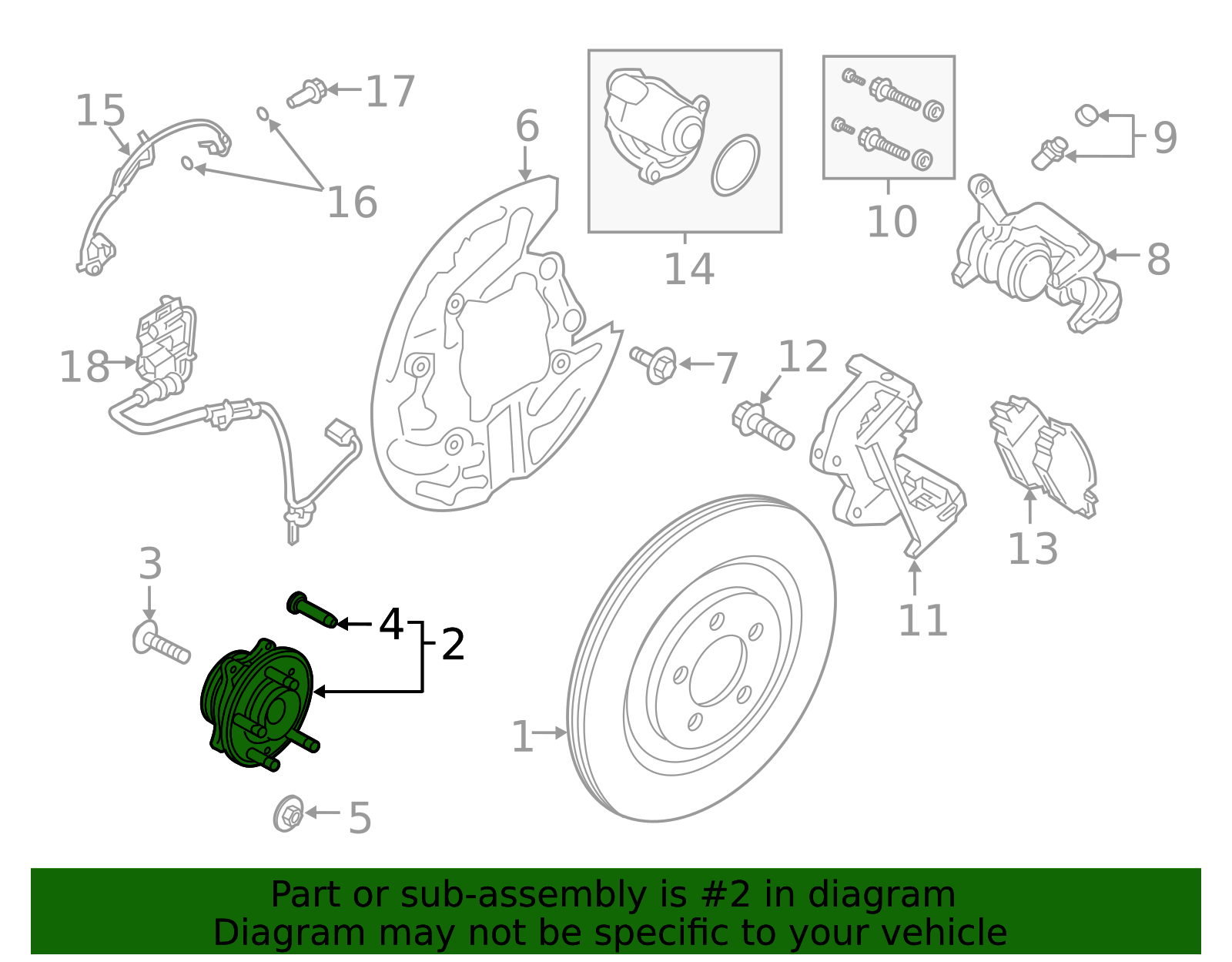 HUB-449 - Motorcraft™ Hub - 2020-2025 Ford | Eastgate Ford Parts