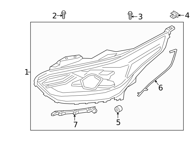 2019-2020 Kia Forte Mount Bracket - Driver's Side (LH) 92157-M7000 ...