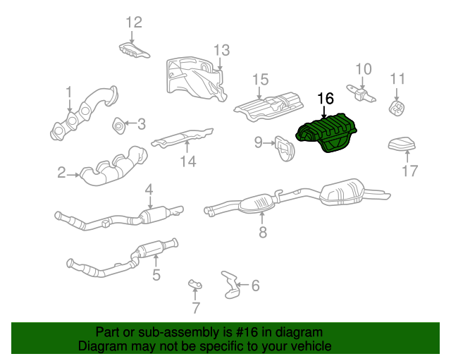 210-682-02-71 - Floor Pan Heat Shield 1996-2002 Mercedes-Benz ...