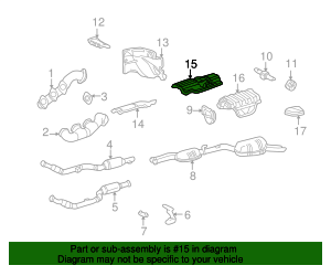 210-682-00-71 - Heat Shield 1996-2003 Mercedes-Benz | AutoNationParts.com