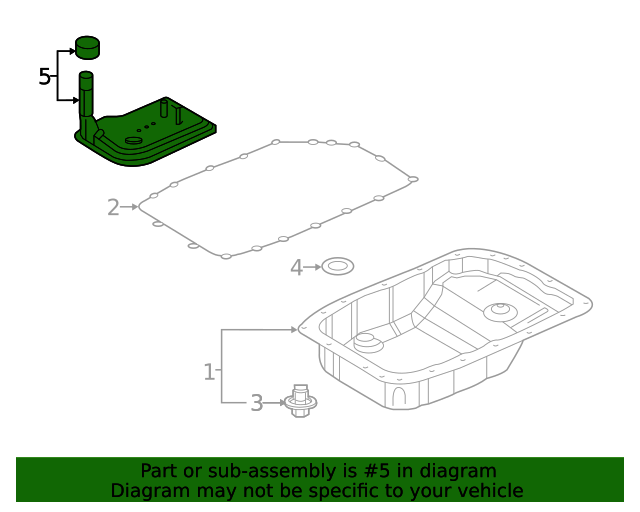 2009-2023 GM Automatic Transmission Fluid Filter Kit with Seal 24258269 ...