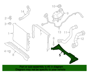 2016-2020 Mercedes-Benz Air Inlet Duct 253-500-11-00 | MB OEM Parts