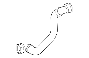 2016-2020 Mercedes-Benz Lower Hose 253-501-42-82 | MB OEM Parts