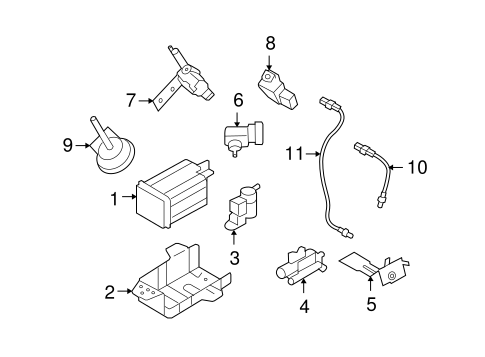 Emission Components for 2011 Hyundai Santa Fe | Parts Hyundai