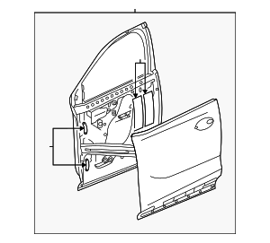Front Passenger Side Door 42771787 | GMPartsDirect.com