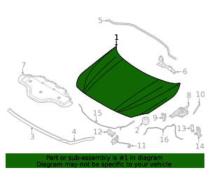 Genuine BMW 41-00-9-492-428 | Hood | FREE Shipping on Most Orders $499 ...