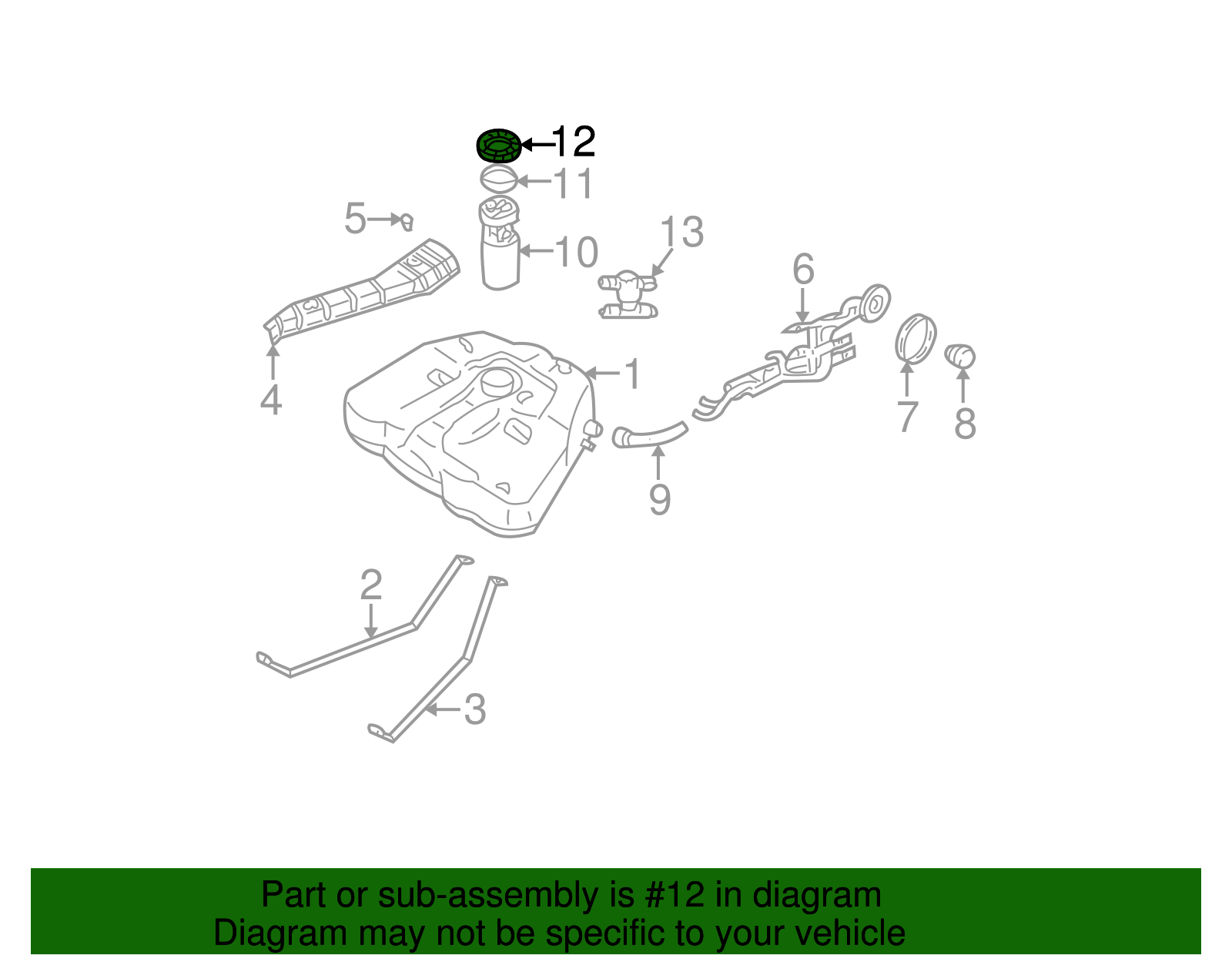 1993-2006 Nissan Fuel Gauge To Tank Lock Plate (s14 S15 R32 R33 R34 ...