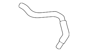44348-06160 - Reservoir Hose - 1992-2001 Toyota | OEM Genuine Toyota Parts