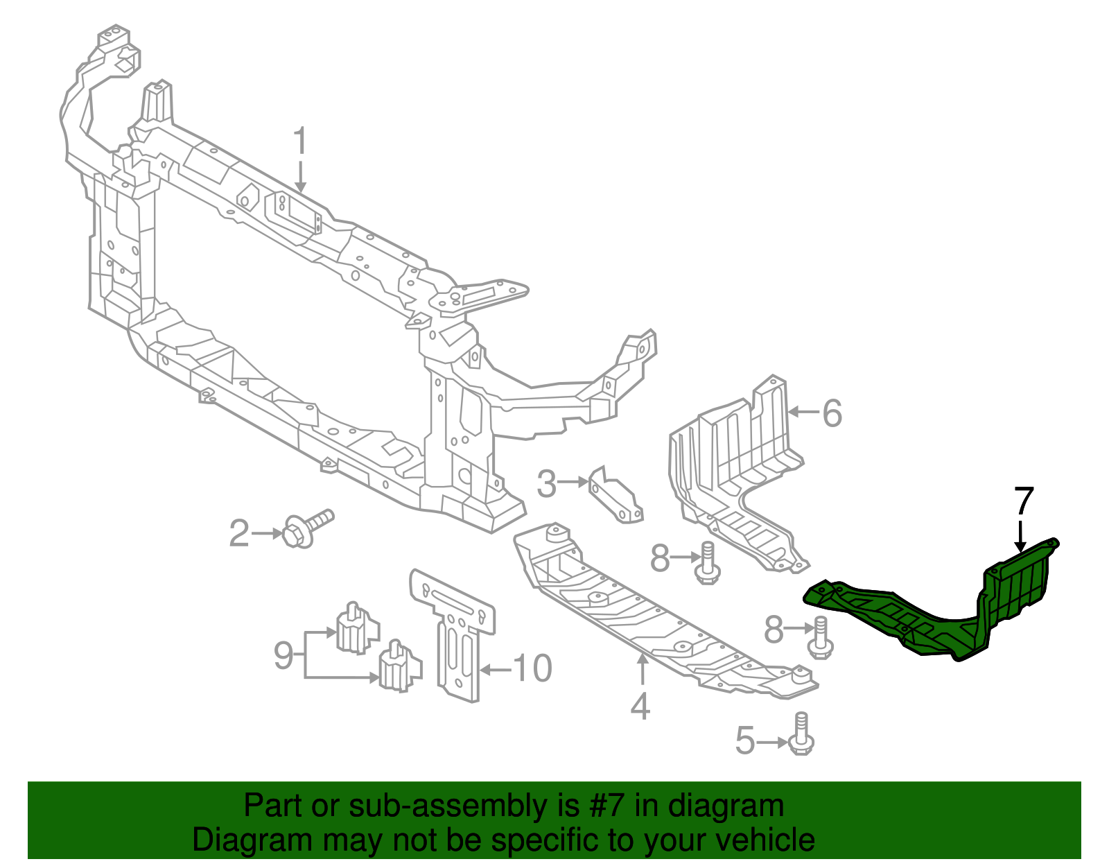 29130-3Y900 - Fender Splash Shield 2014-2016 Hyundai | AutoNation Parts