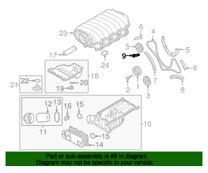 948-105-180-11 - Engine Timing Chain Tensioner 2009-2018 Porsche ...
