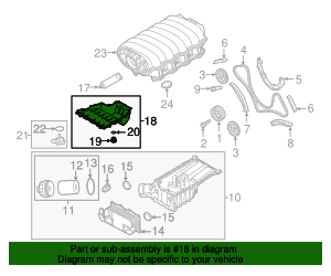 2011-2018 Porsche Cayenne Oil Pan 948-107-055-10 | Gaudin Porsche Parts
