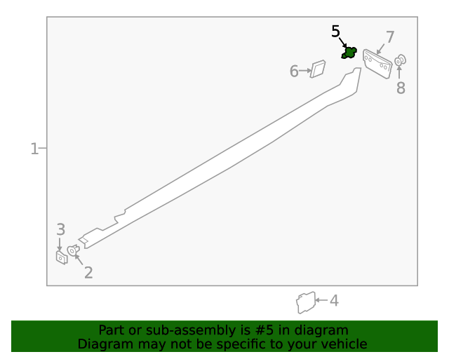 1995-2023 Hyundai Bumper Cover Support Rail Clip 86157-37000 | OEM ...