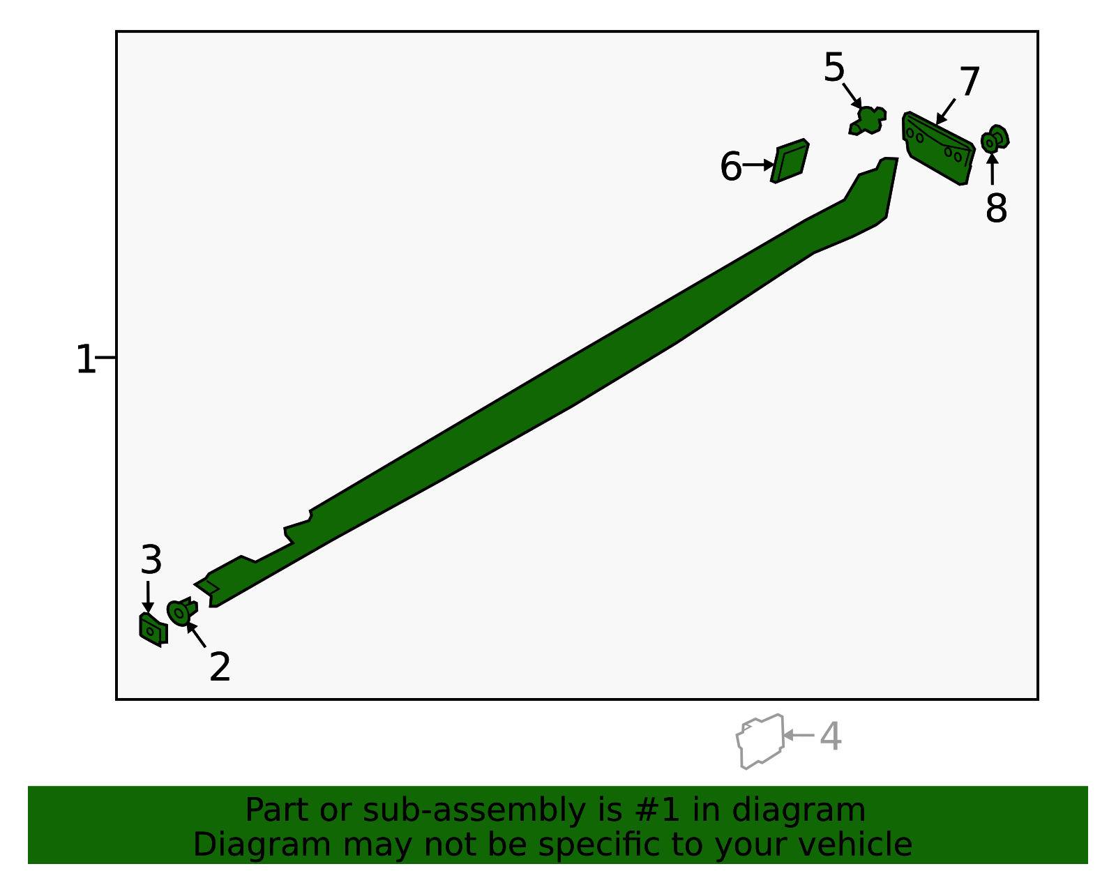 Hyundai - 87751-G9000-E5E - Rocker Molding - 2019-2023 Genesis G70 ...