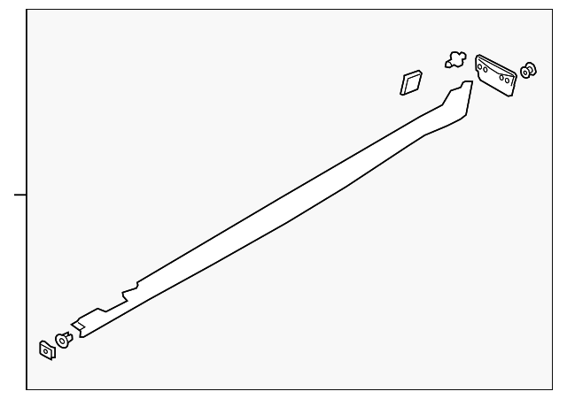 2023 Genesis G70 Rocker Molding 87752-G9000-MDY | World OEM Parts Hyundai