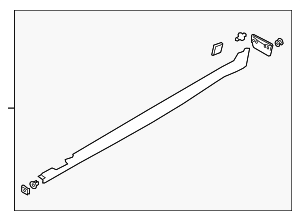 2019-2022 Genesis G70 Rocker Molding 87752-G9000-E5E | QuirkParts