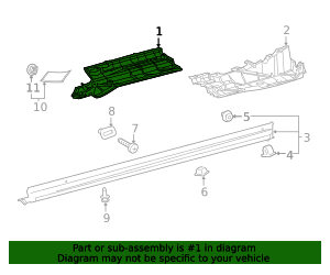 2019-2024 Toyota RAV4 Under Cover 58165-0R040 | Toyota San Diego Parts