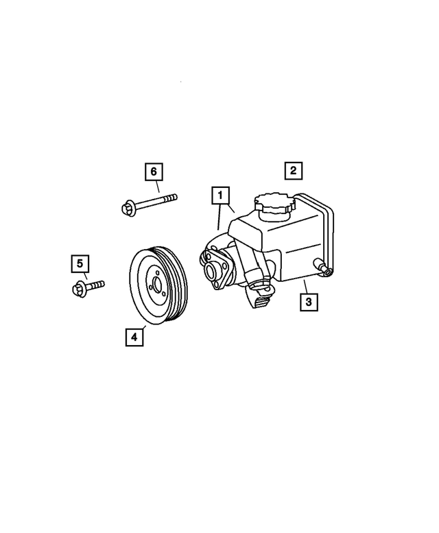 MOPAR POWER STEERING RESER CAP - 68136830AA - 68136830AA | Mopar Online ...